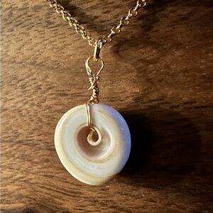 Jewelry | Mermaid Money Shiva Eye Shell Operculum Pacific Cats Eye ...